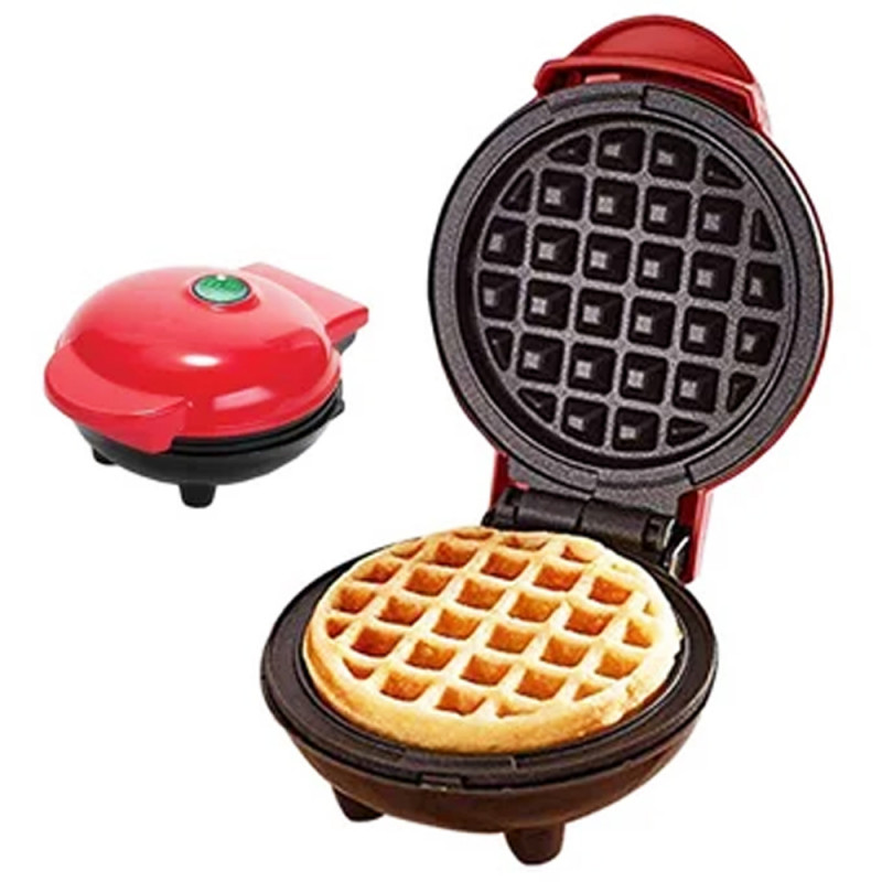 Mini Wafflera Pequeña Electrica Antiadherente Waflera Waffles - Generico