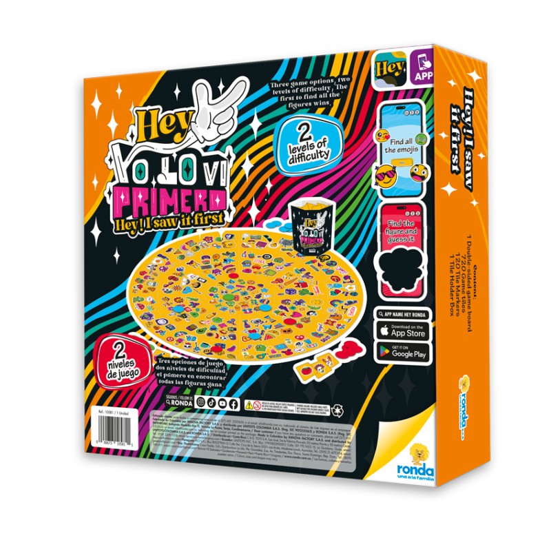Hey Yo Lo Vi Primero Juego de Mesa Ronda