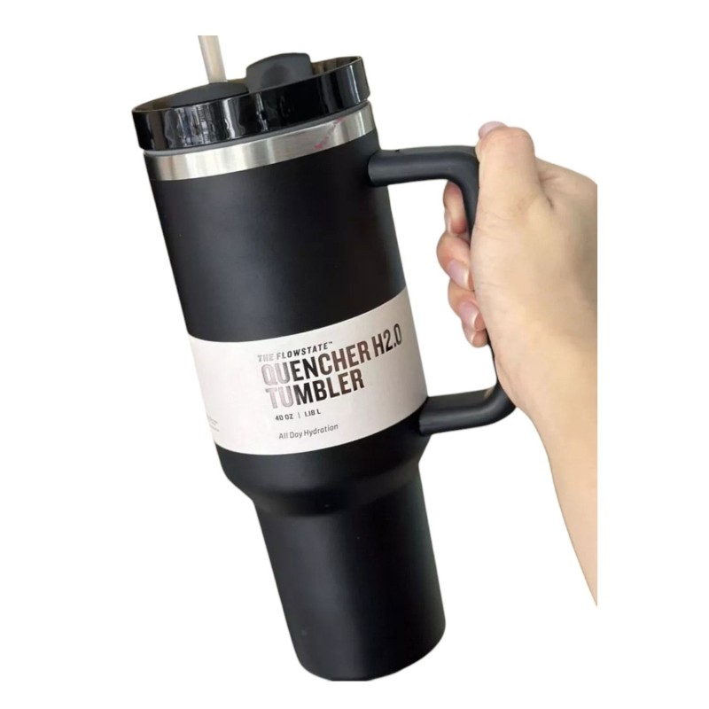 Termo Térmico Grande Con Tapa y Pitillo Para Cafe o Agua - STANLEY