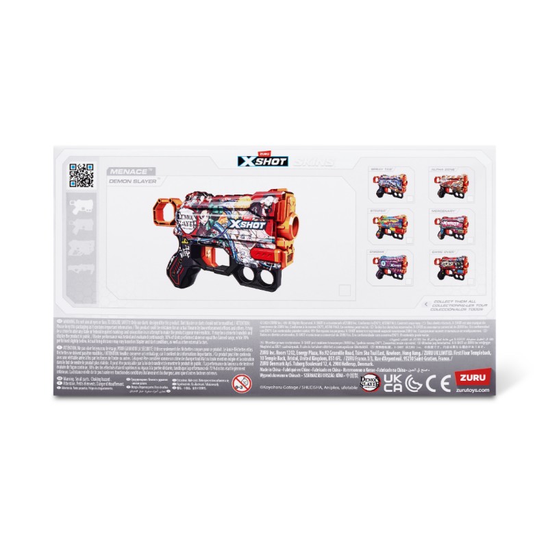 Lanzador De Dardos Xshot Demon Slayer Menace 8 Dardos