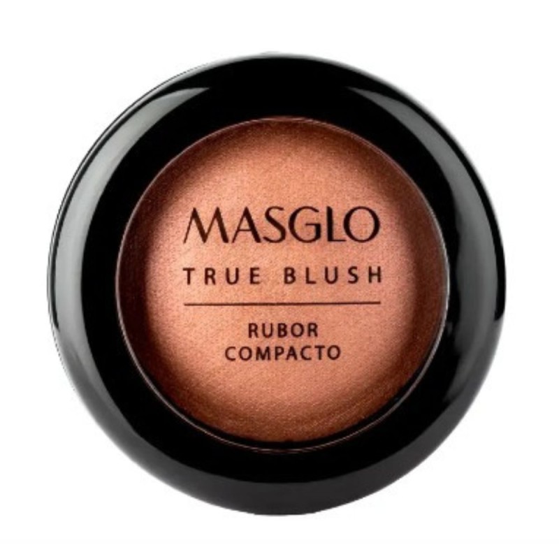 MASGLO TRUE BLUSH RUBOR COMPACTO TONO ATREVIDA - Masglo