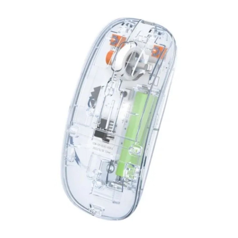 Mouse Inalámbrico Jertech WB130 Transparente - Jertech