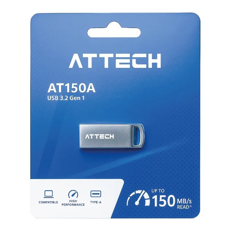 Memoria Usb ATTECH AT150A -128GB -150MB/s