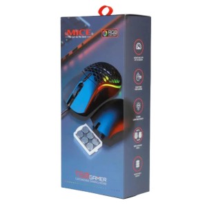Mouse Gamer Usb Con Peso Rgb T60 80375