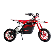 Moto eléctrica para niños 800W Roja