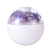 Difusor Aroma Esfera Decoración Luces Rosas Ambientador OFAN505 Morado