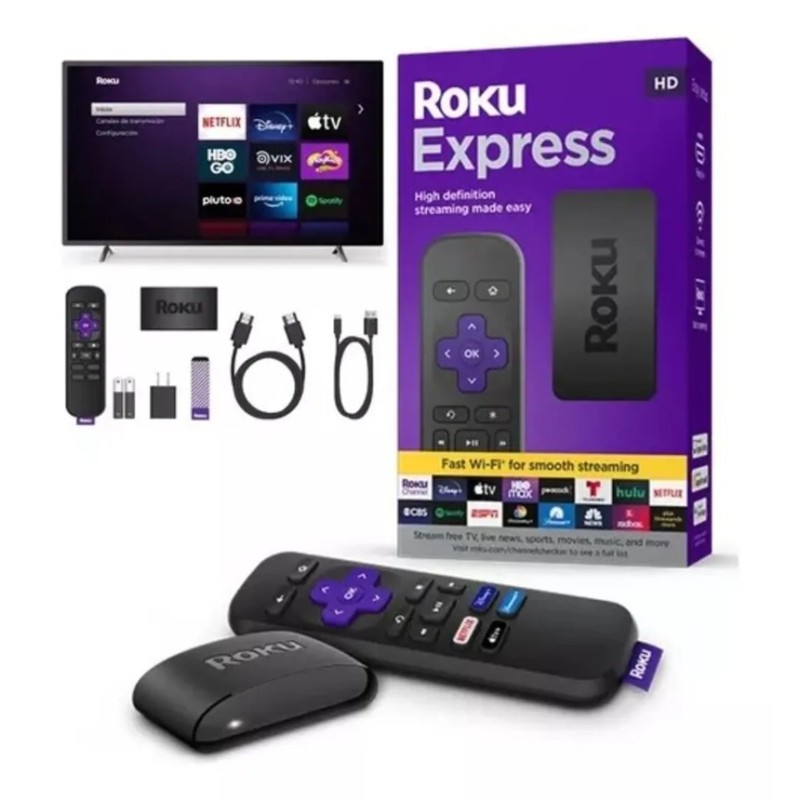Roku Express Tv Hd Streaming Netflix Youtube Smart Tv Convertidor ...