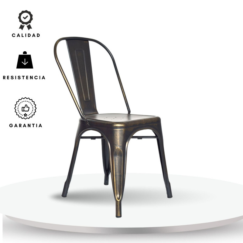 Silla turca metalica
