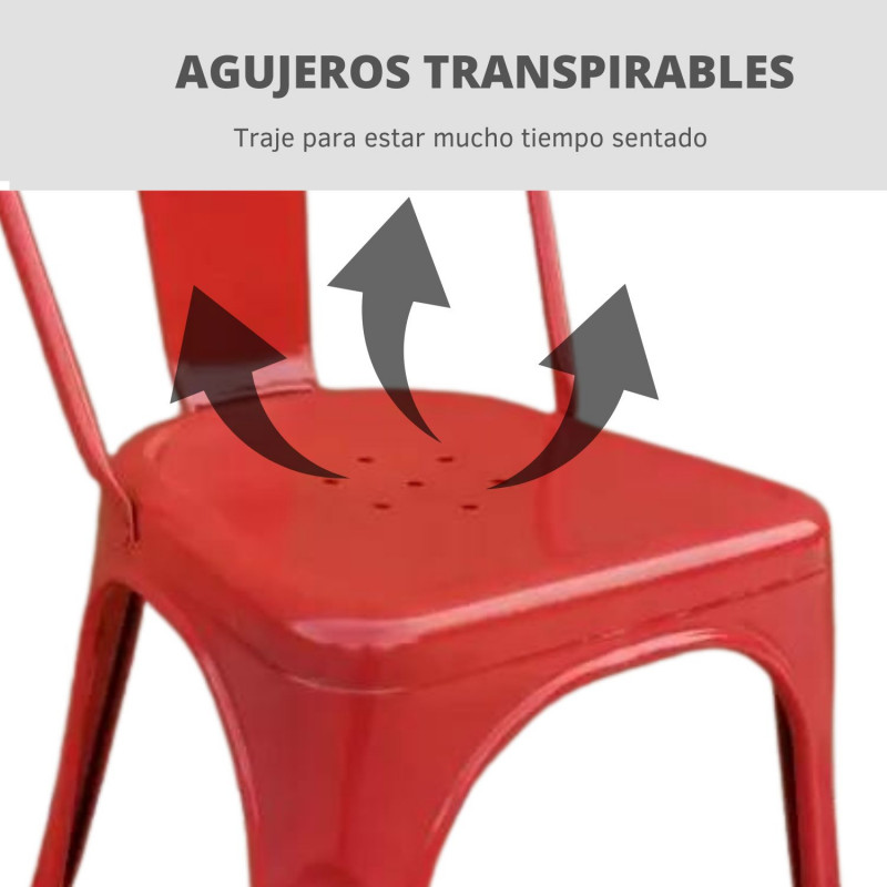 Silla Turca Rojo